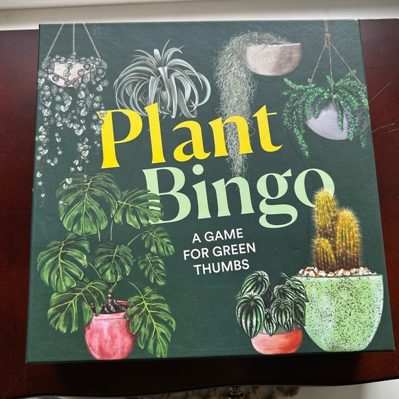 Games | Plant Bingo Plant Lover Game | Poshmark